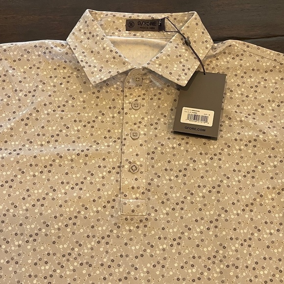 G/FORE | Shirts | Gfore Mens Medium Aye Papi Tech Piqu Polo Color Nimbs ...